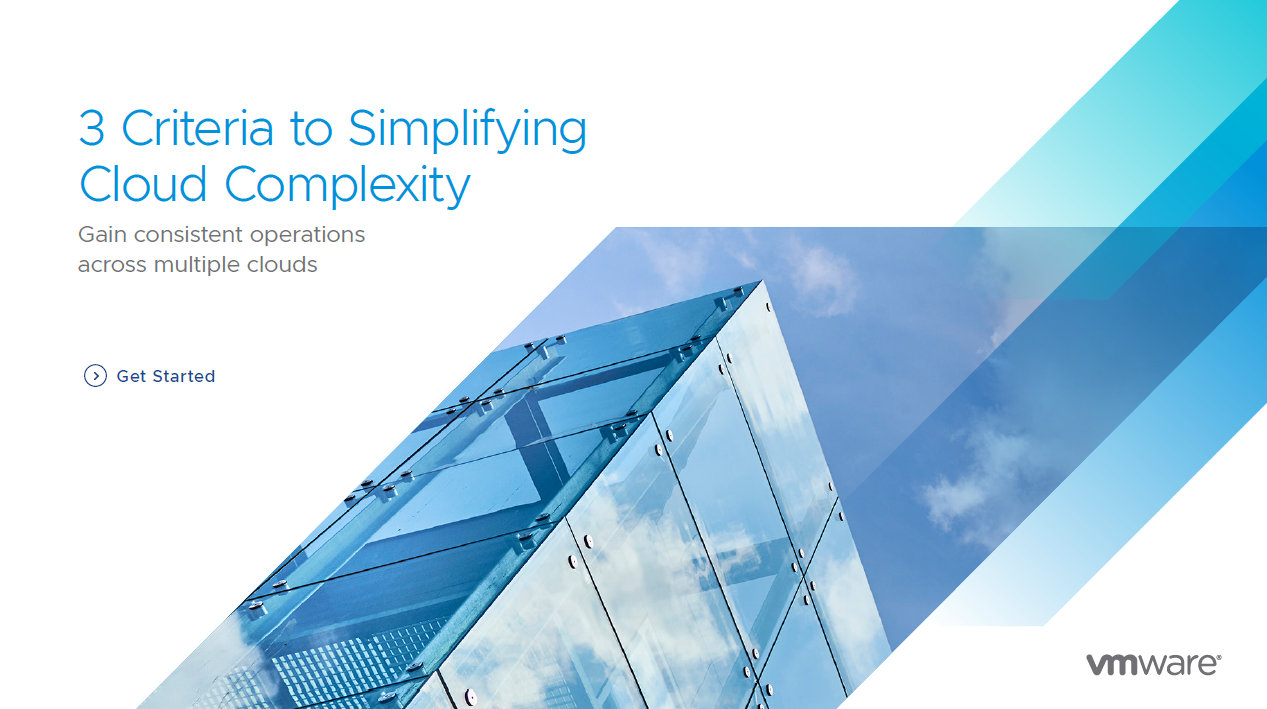 3 Criteria to Simplifying Cloud Complexity